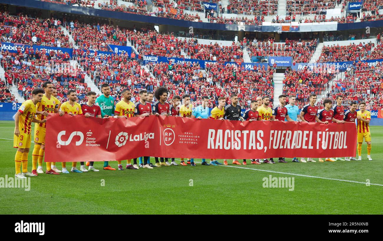Pamplona, Spain. 4th June 2023. Sports. Football/Soccer.Football match ...