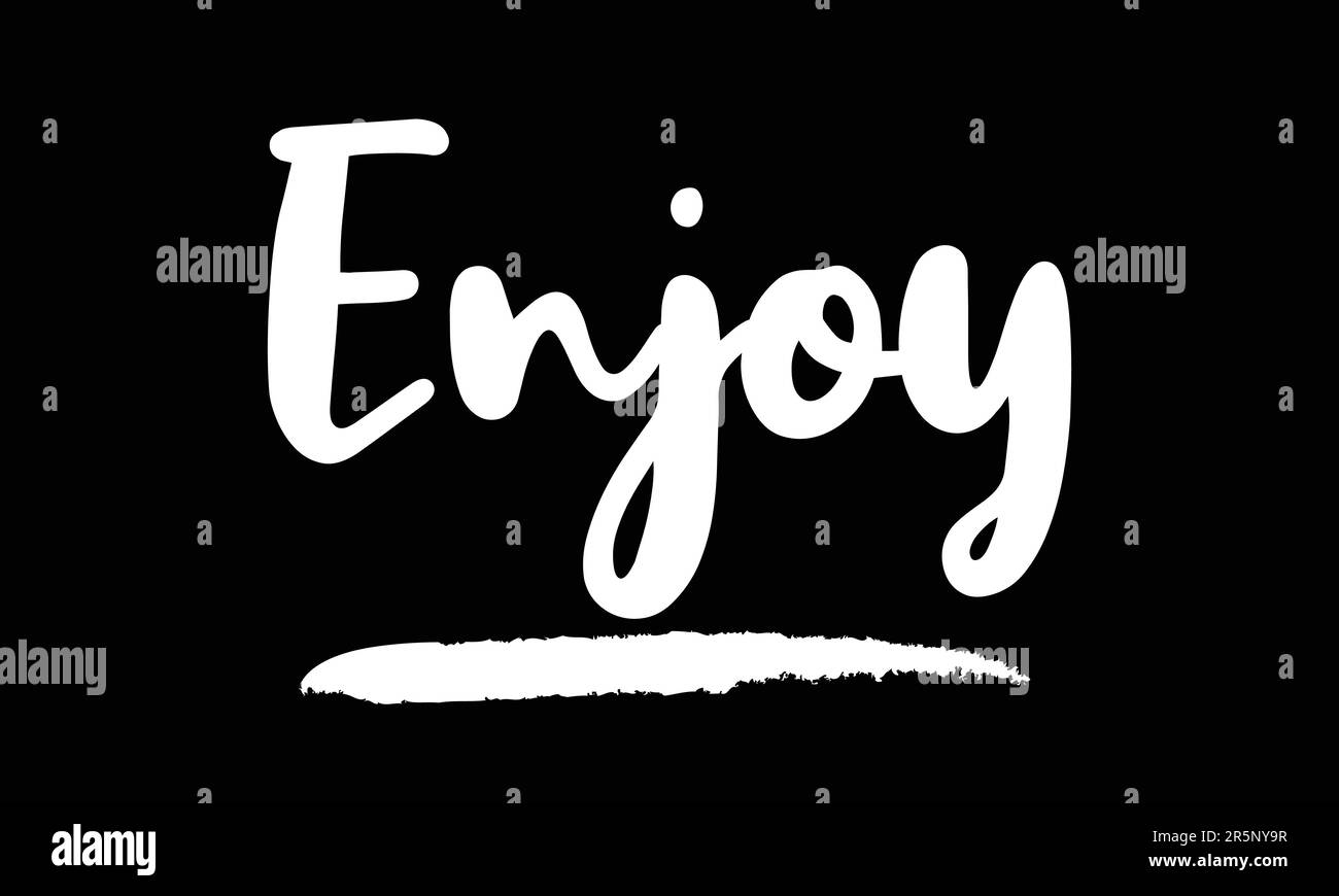 Stylish Text Typography Lettering Phrase Vector Design Stock Vector ...