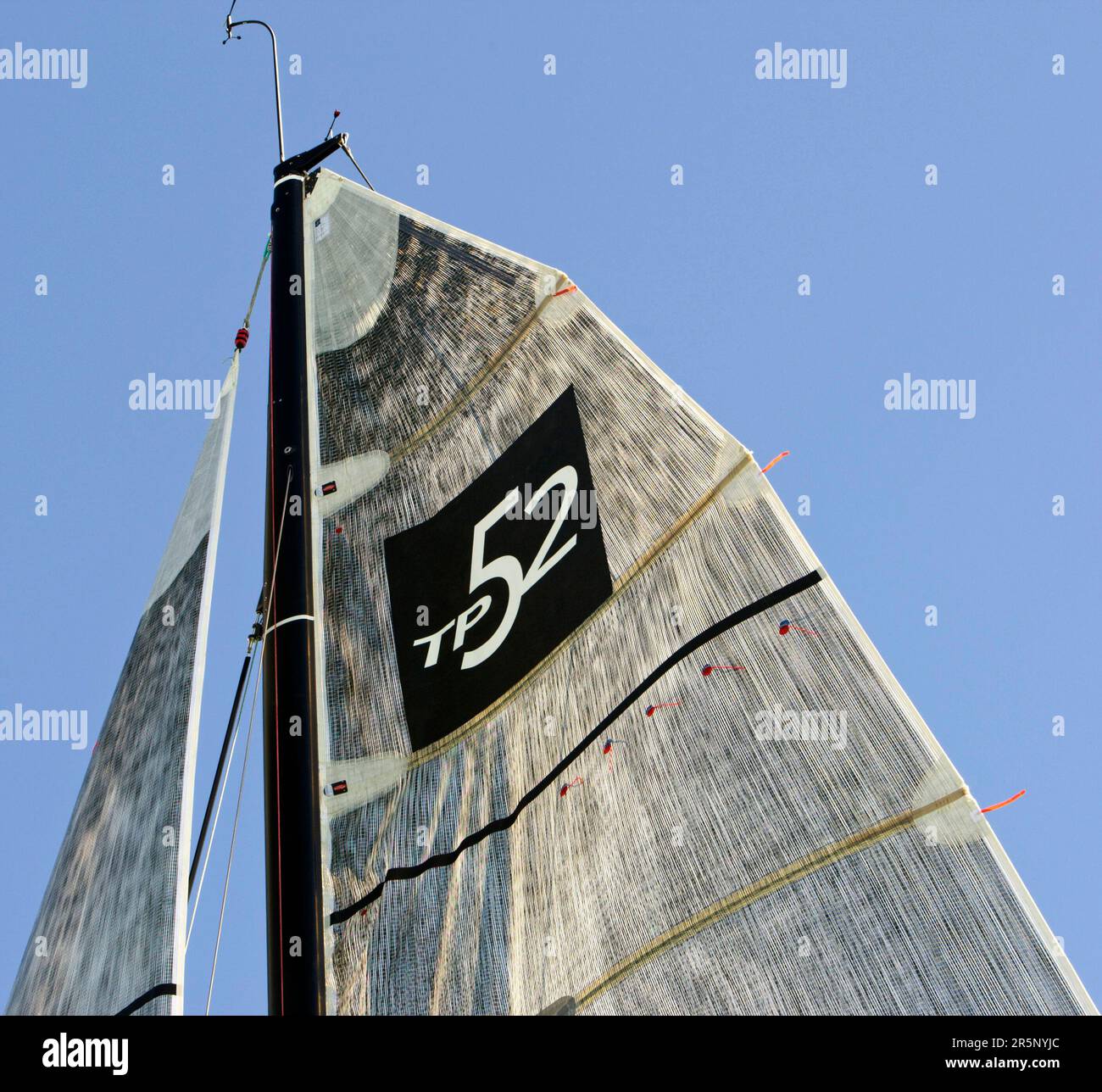 Emirates Team New Zealand carry out trials on their new TP52, a 15 ...