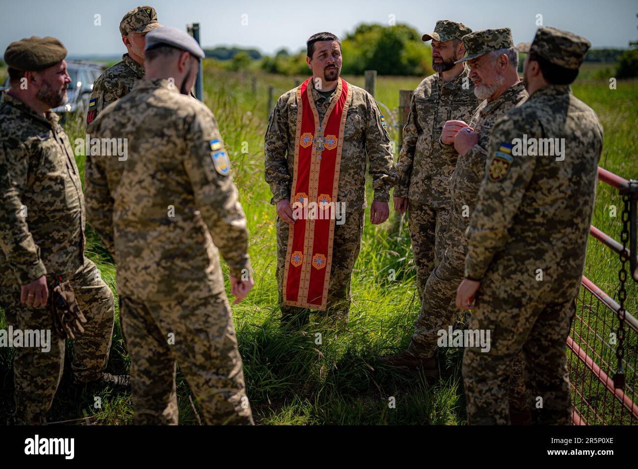 Ukrainian military chaplains hi-res stock photography and images - Alamy