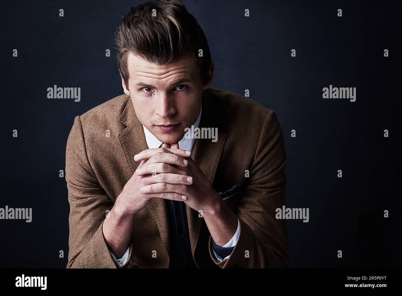 Young man hungry studio hi-res stock photography and images - Alamy