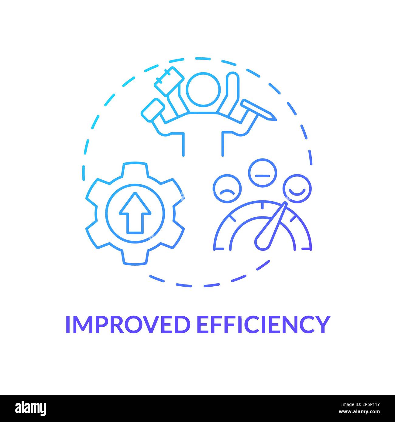 Improved efficiency blue gradient concept icon Stock Vector Image & Art ... Improved efficiency blue gradient concept icon Stock Vector Image & Art ...