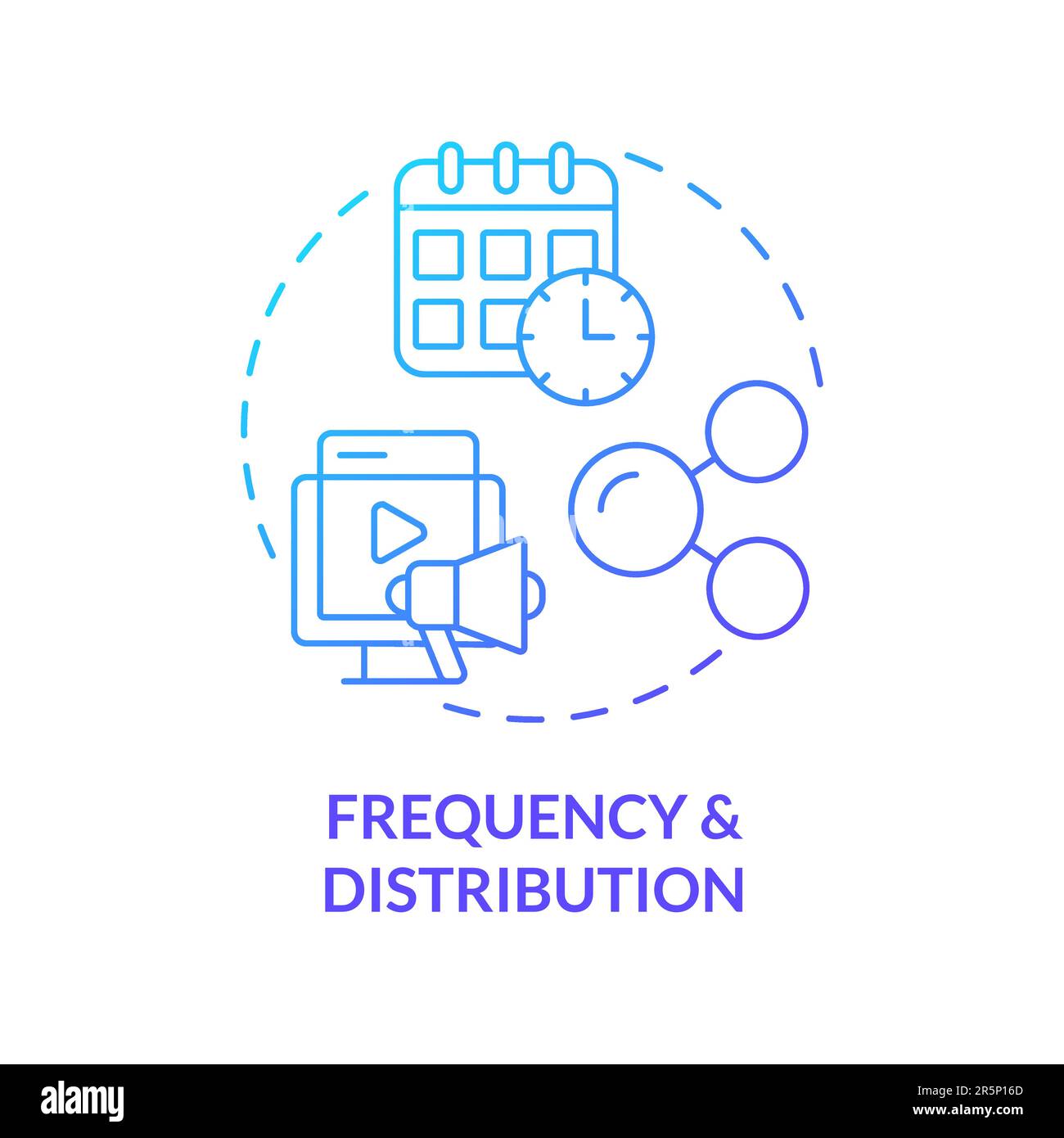 Frequency and distribution blue gradient concept icon Stock Vector ... Frequency and distribution blue gradient concept icon Stock Vector ...