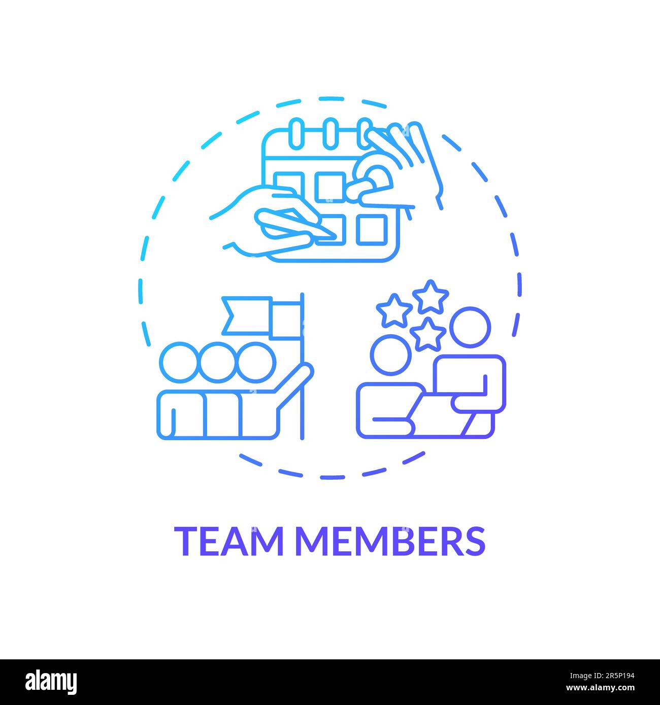 Members working Stock Vector Images - Alamy