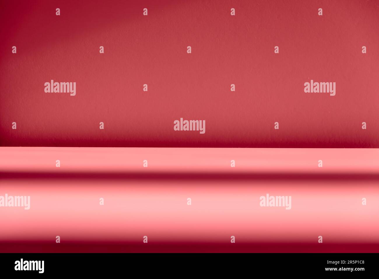 Red background for product presentation with shadow and light from ...