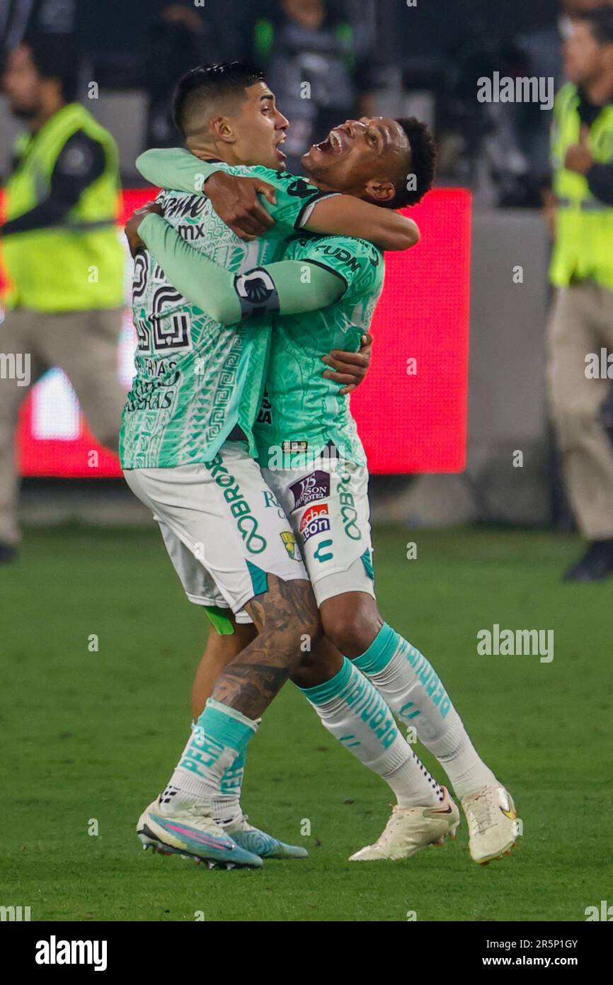 Los Angeles, California, USA. 4th June, 2023. Mexico's Leon defender ...