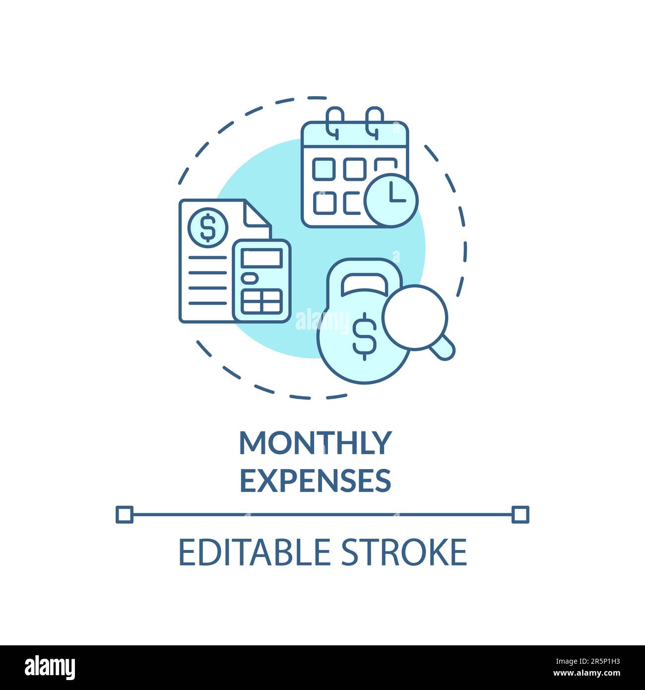 Monthly inflation Stock Vector Images - Alamy