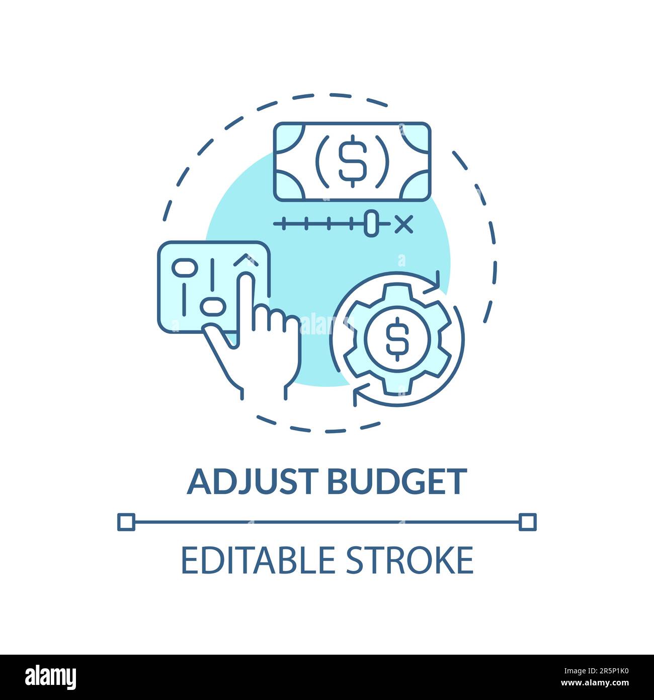 Budget cutting Stock Vector Images - Alamy