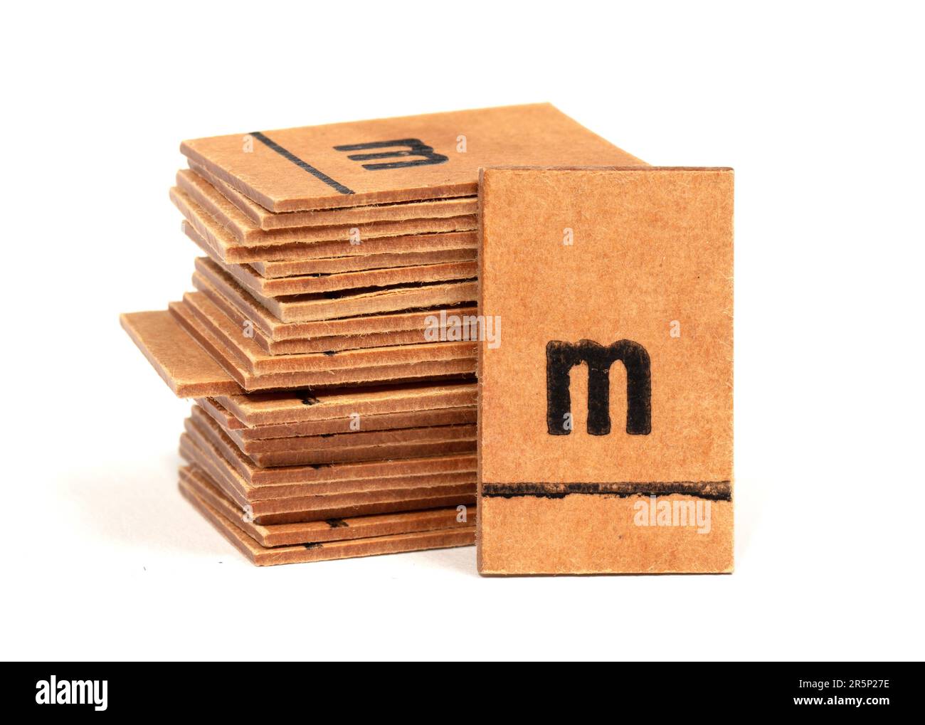Stack of letters from a very old letterbox used to teach children - The ...