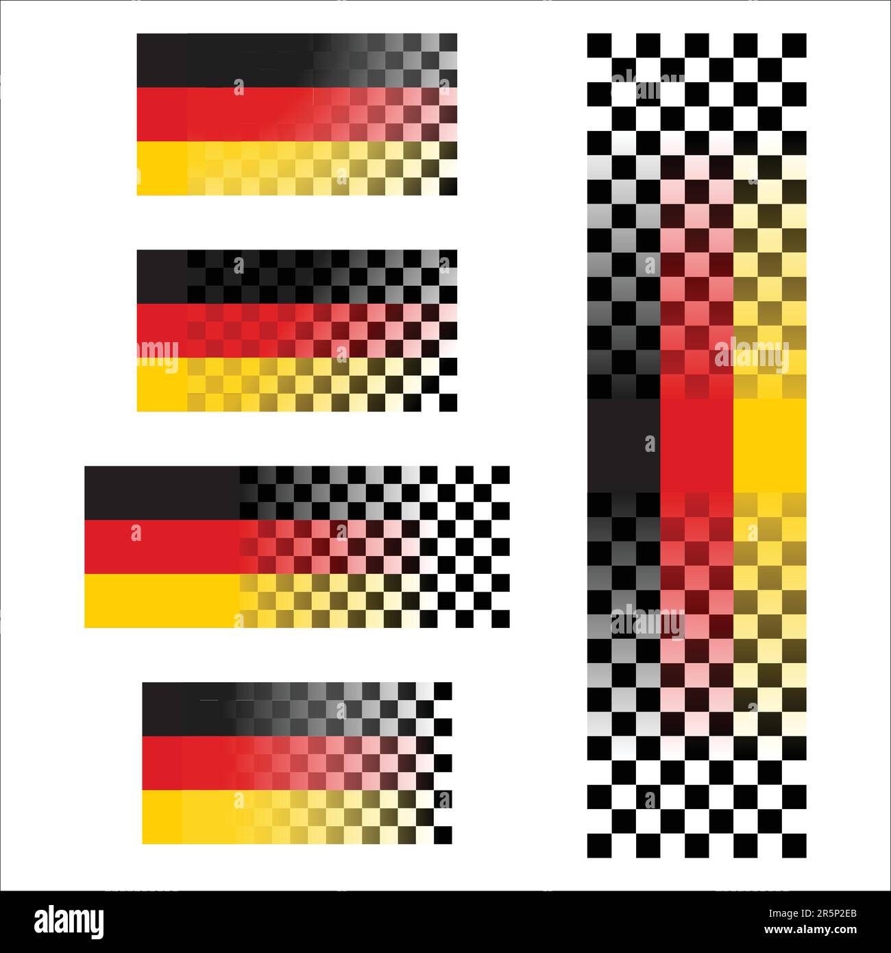 Checkered racing flags Stock Vector Image & Art - Alamy