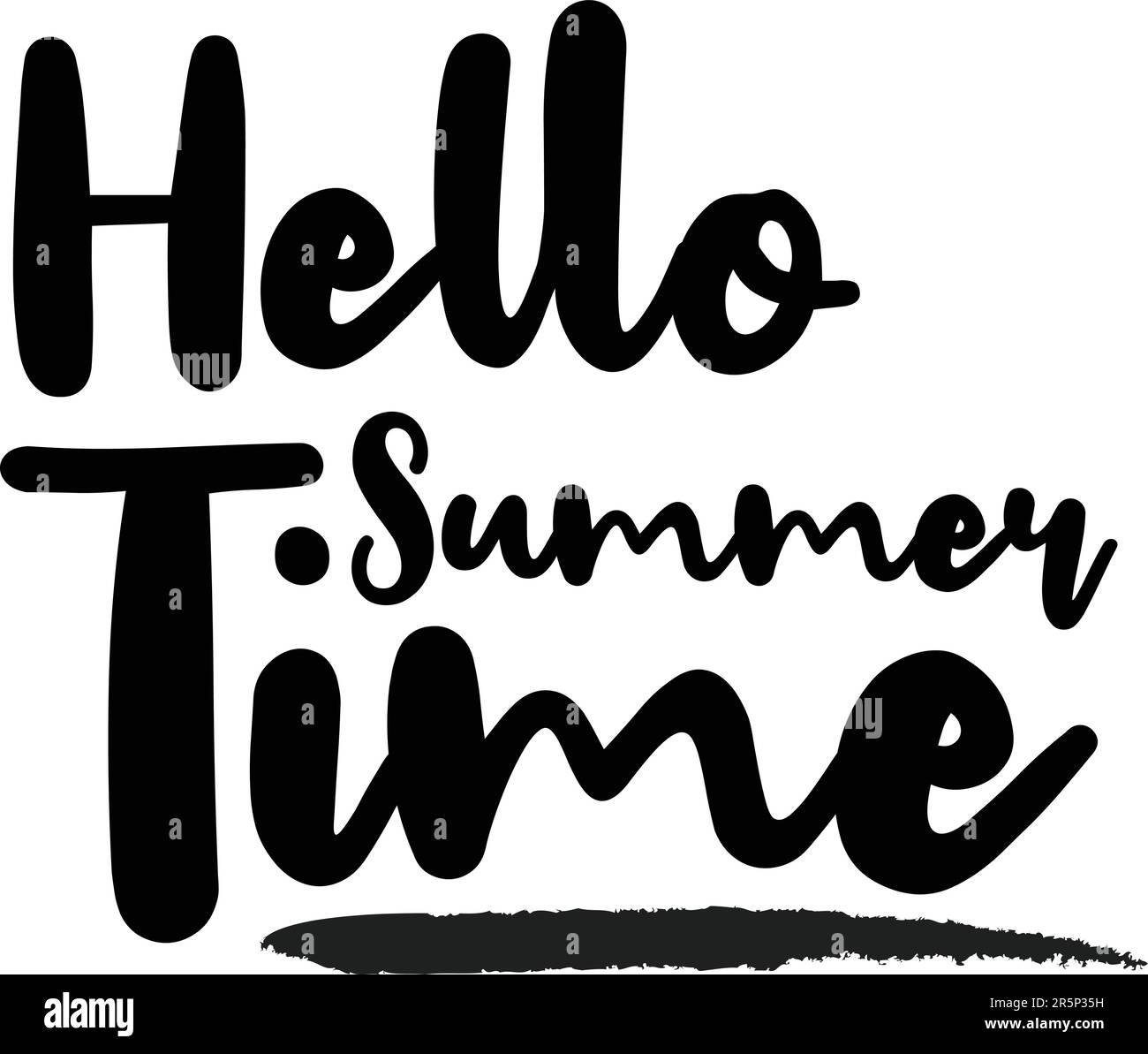 Bold Cursive Typography Text Stock Vector Image & Art - Alamy