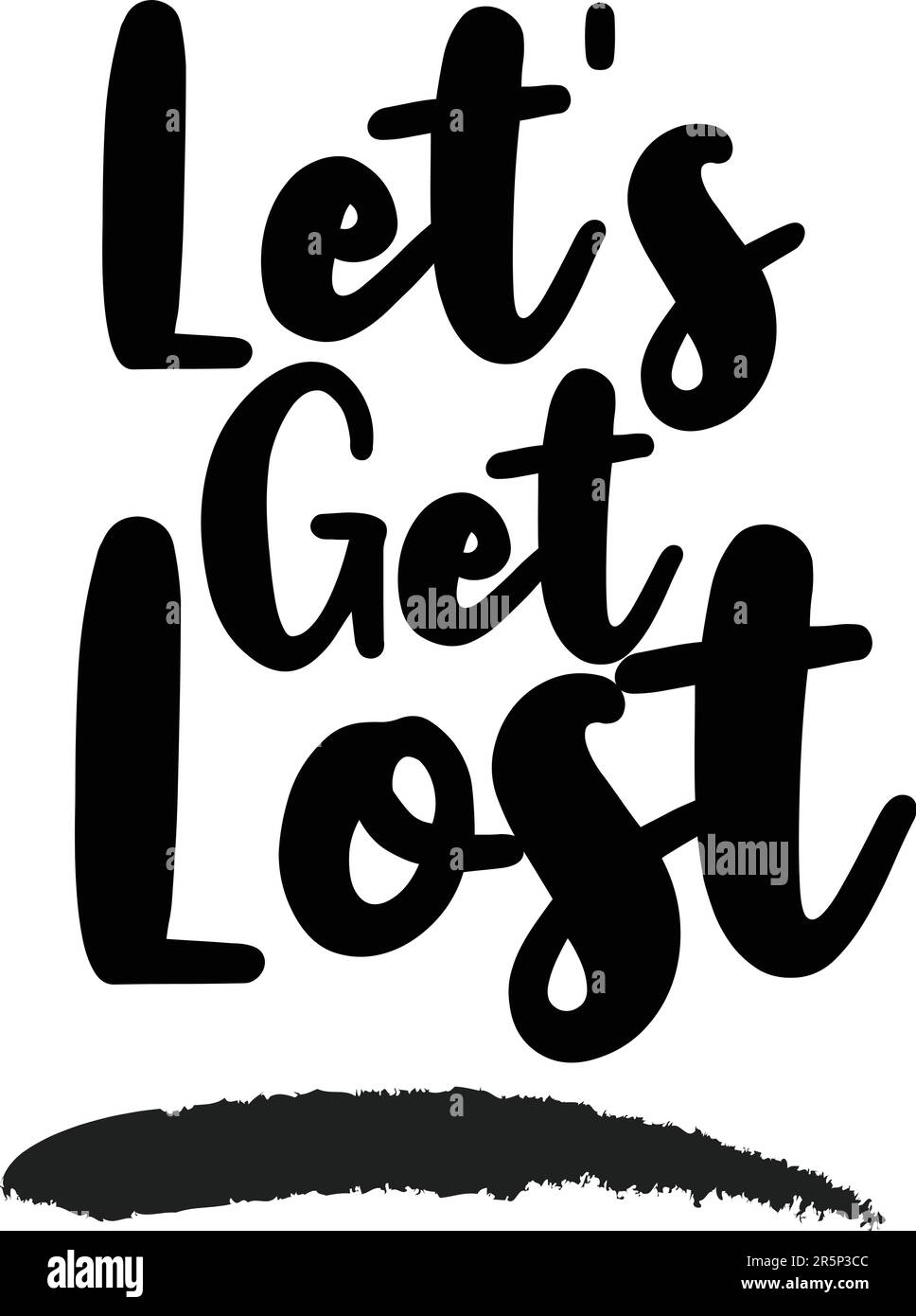 Stylish Typography Text Lettering Phrase Vector Design Stock Vector ...