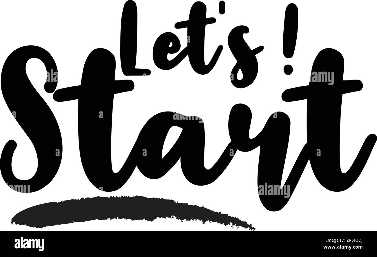 Stylish Typography Text Lettering Phrase Vector Design Stock Vector ...