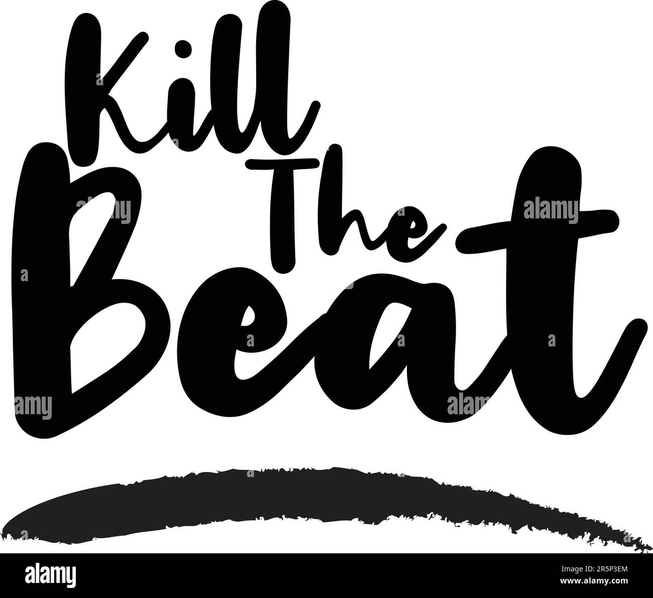 Stylish Typography Text Lettering Phrase Vector Design Stock Vector ...