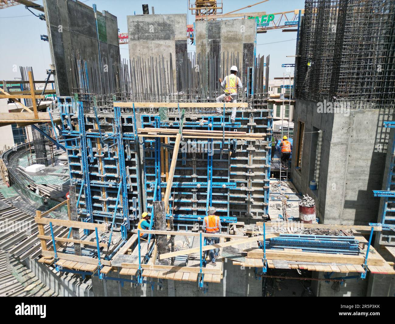 Hawalli Governorate, Kuwait. 4th June, 2023. This aerial photo shows ...