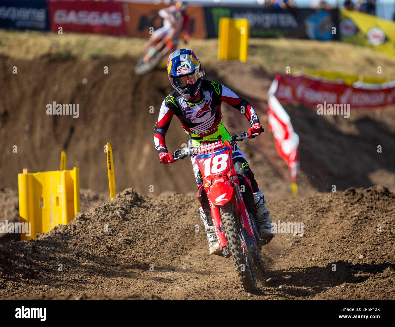 June 03 2023 Sacramento, CA USA Jett Lawrence(18)coming into turn 20 ...