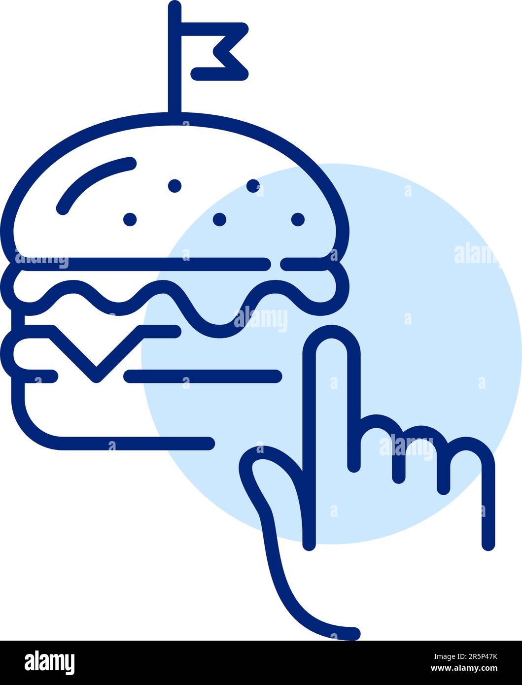 Tapping screen Stock Vector Images - Alamy