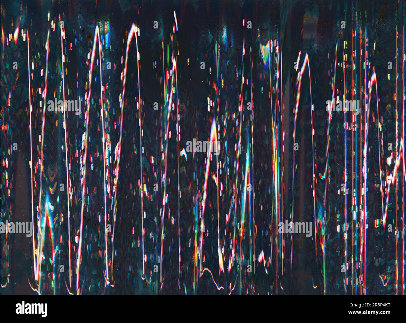 color distortion analog glitch texture artifacts Stock Photo - Alamy