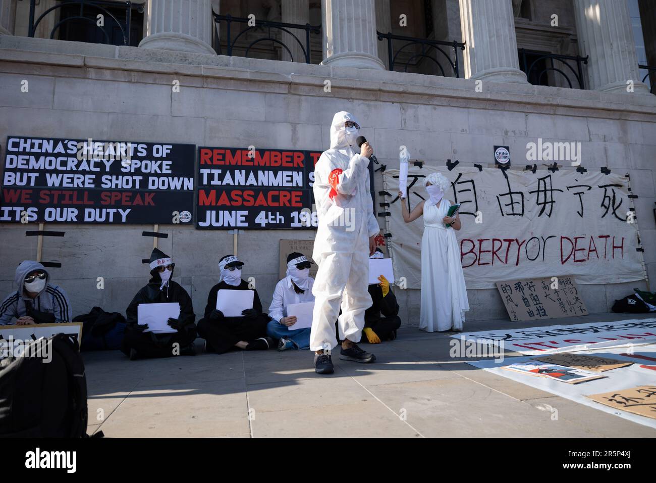 Personal protective equipment for rally hi-res stock photography and ...