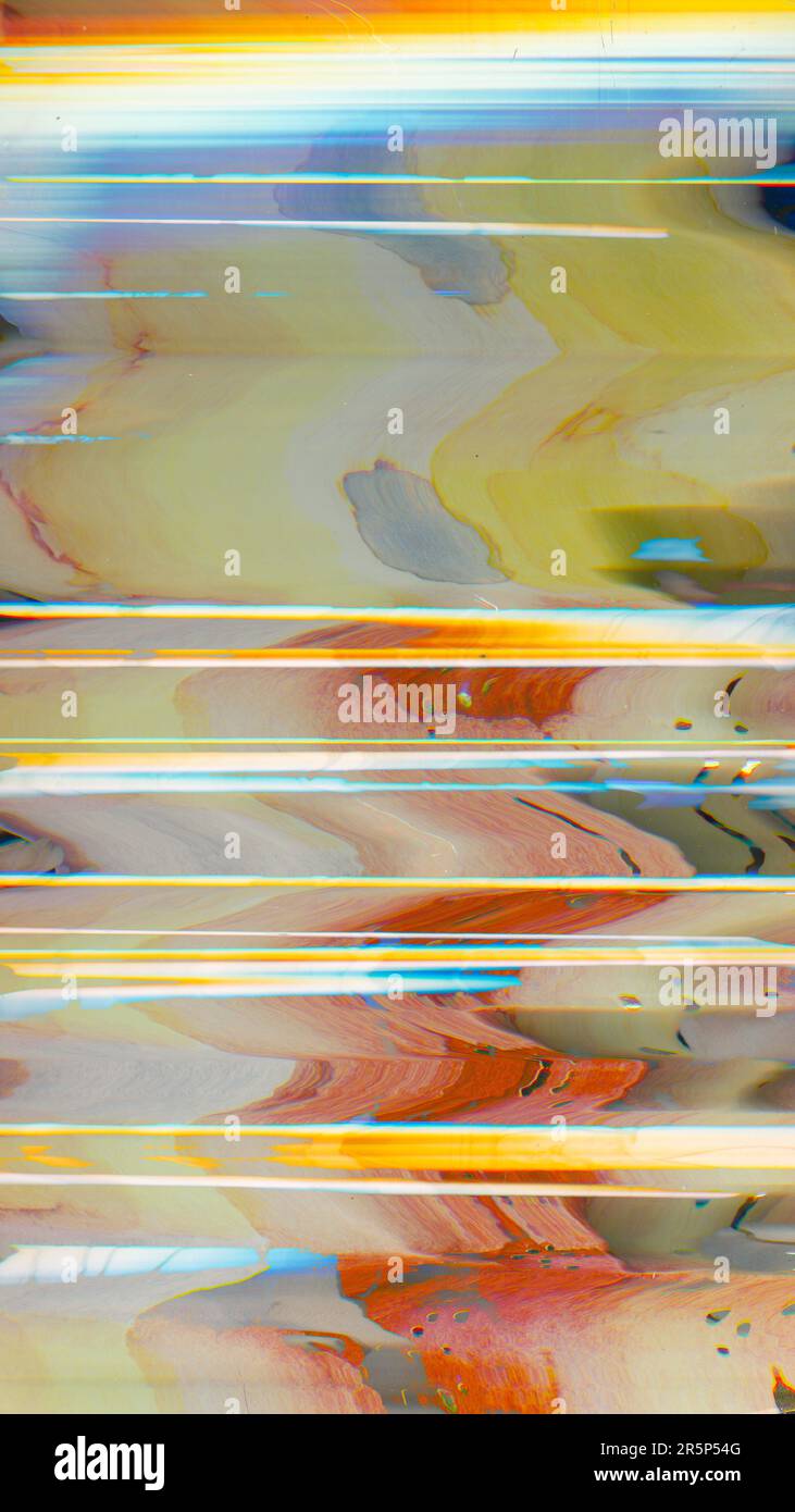 color artifacts glitch art background static noise Stock Photo - Alamy