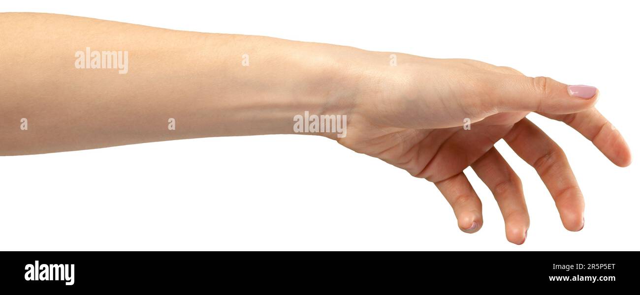 female hand gesture Stock Photo - Alamy