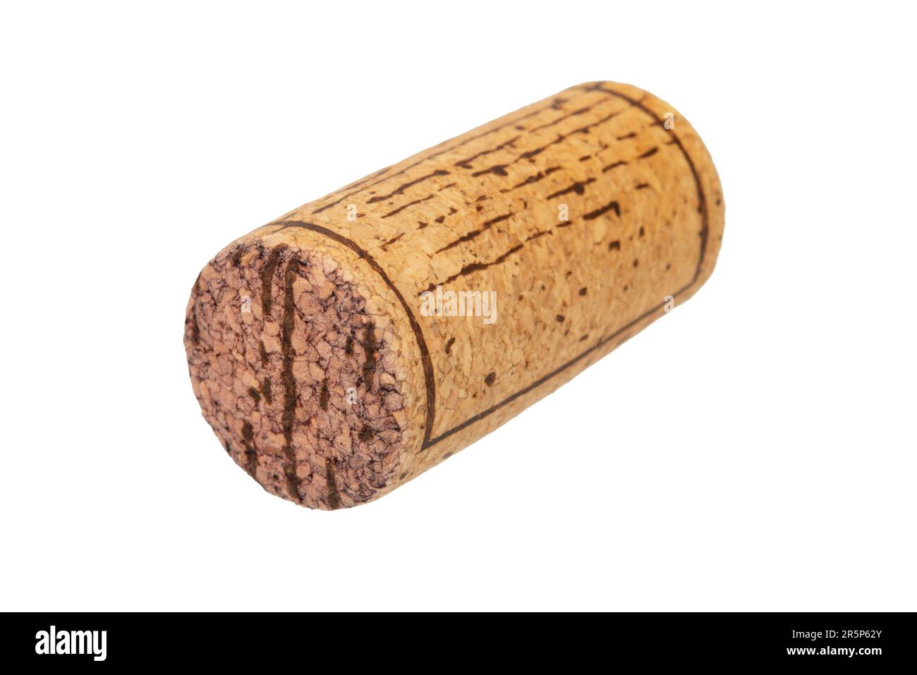 Wine cork isolated on white background Stock Photo - Alamy