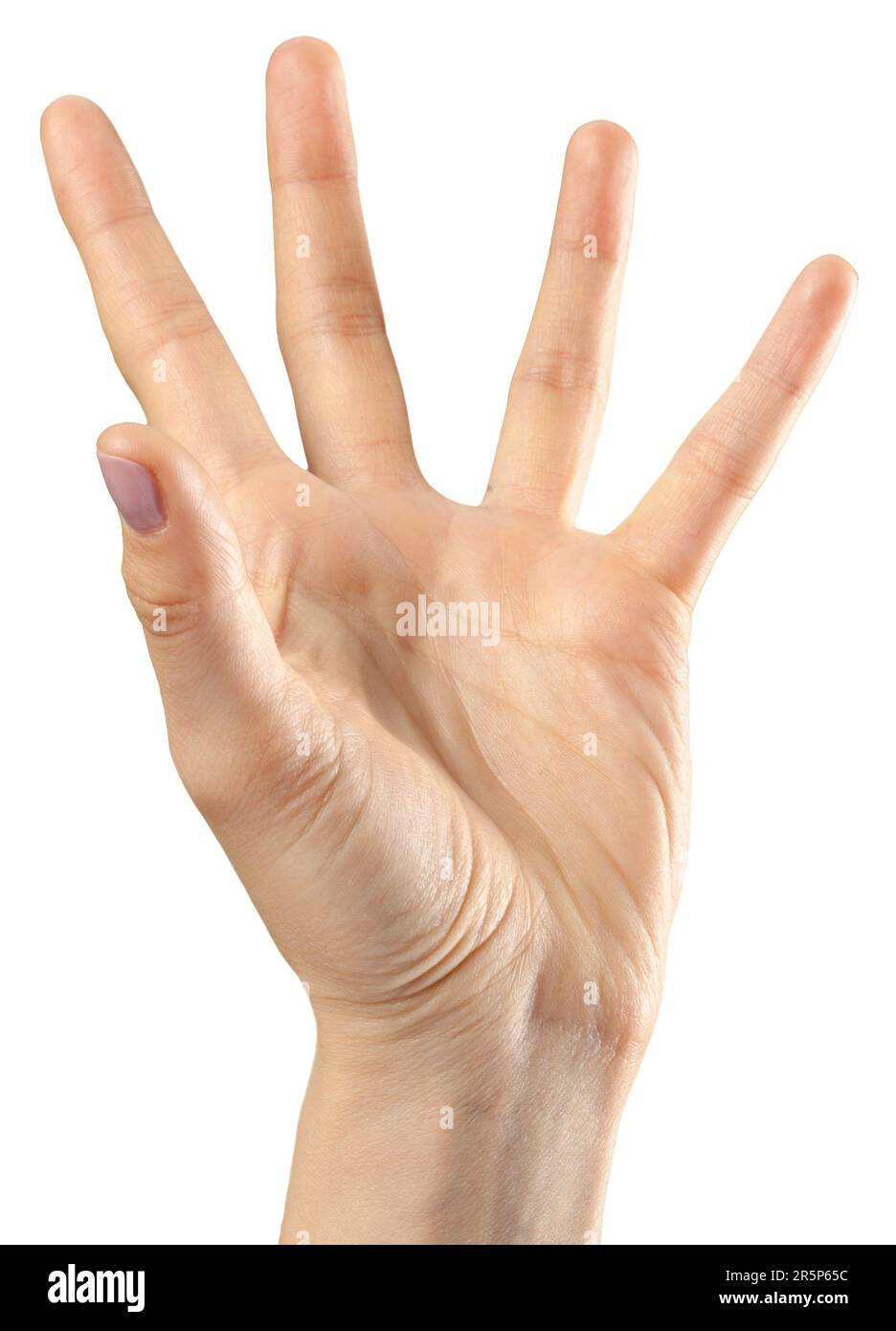 female hand gesture Stock Photo - Alamy