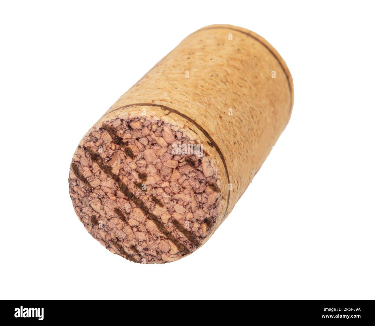 Wine cork isolated on white background Stock Photo - Alamy