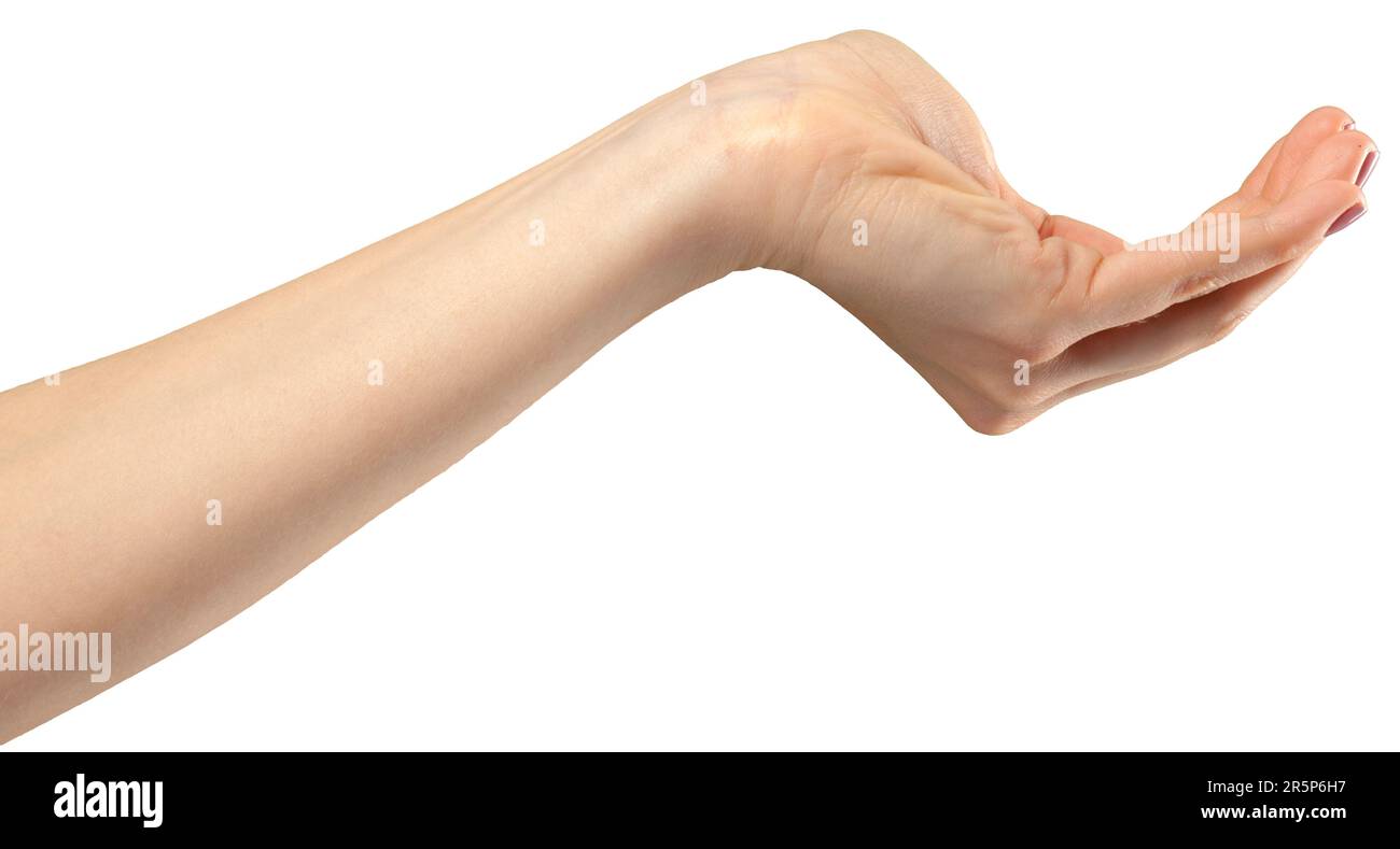 female hand gesture Stock Photo - Alamy