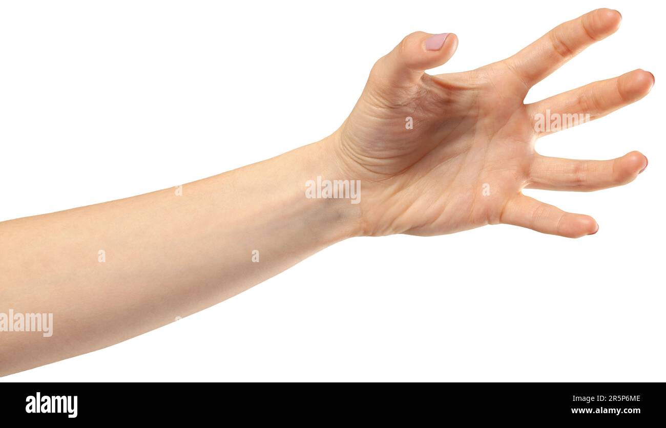 female hand gesture Stock Photo - Alamy
