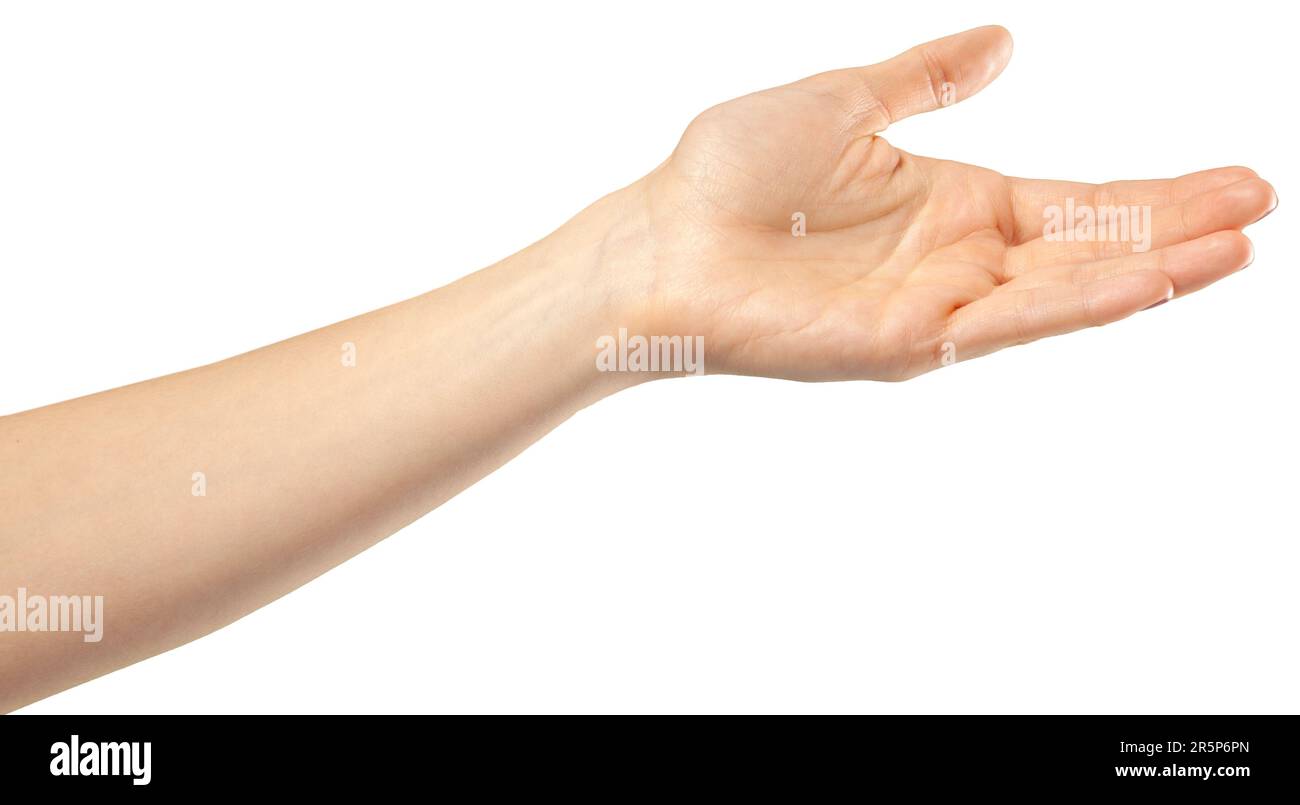 female hand gesture Stock Photo - Alamy