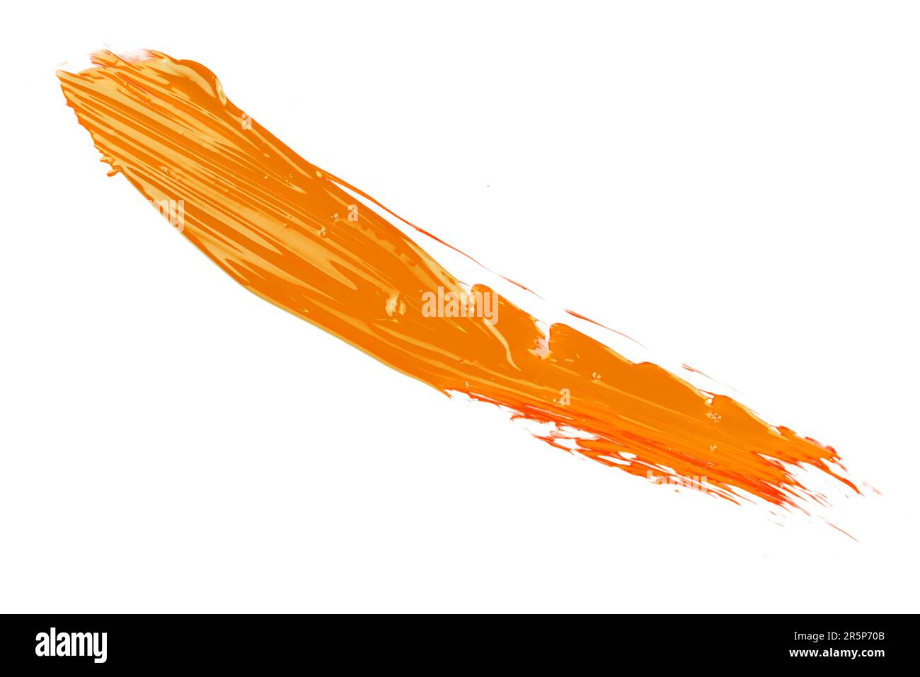 Classic lipstick smear smudge isolated on white background. Trendy ...