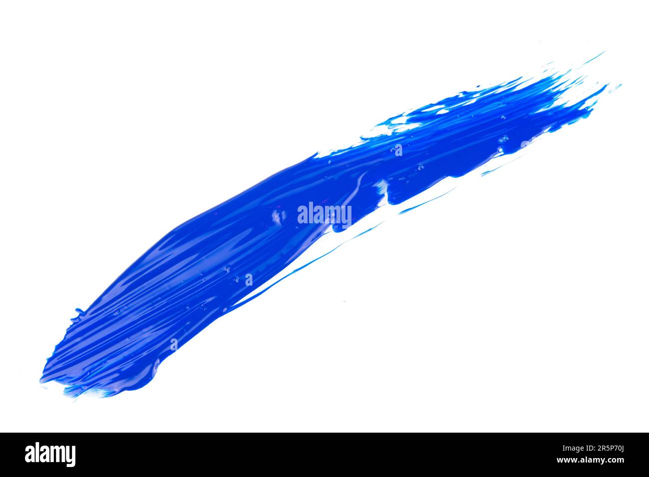 Classic lipstick smear smudge isolated on white background. Trendy ...