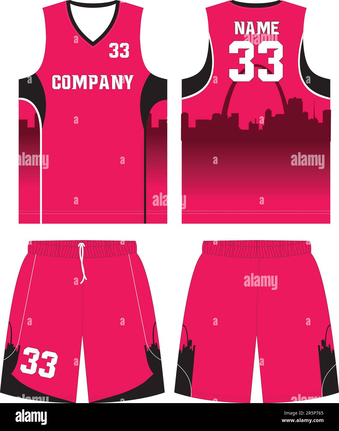 Basketball Uniform Jersey and Shorts templates Stock Vector Image & Art ...