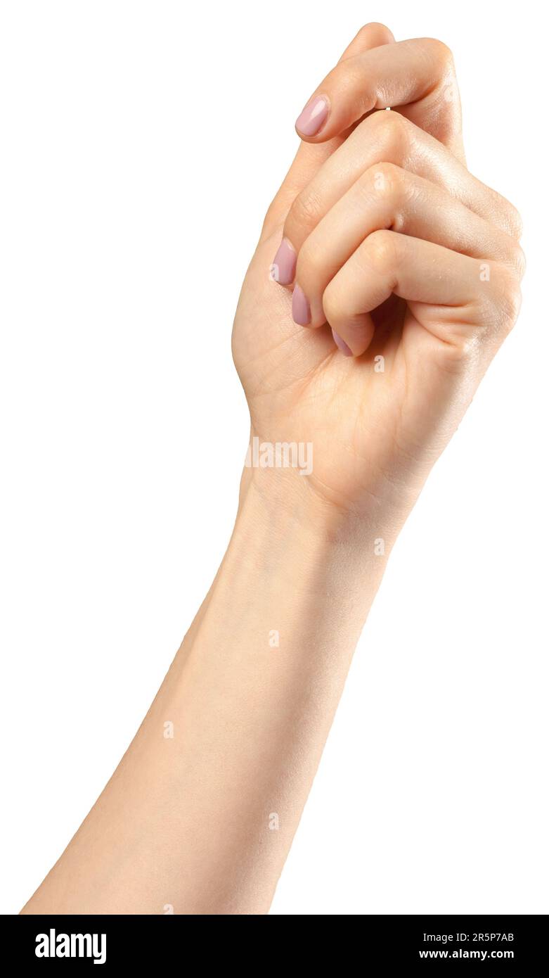 female hand gesture Stock Photo - Alamy