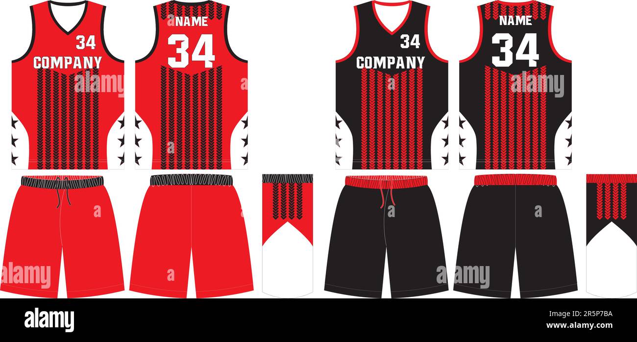 Basketball Uniform Jersey and Shorts templates Stock Vector Image & Art ...