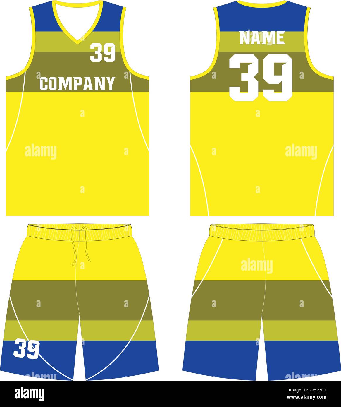 Basketball Uniform Jersey and Shorts templates Stock Vector Image & Art ...