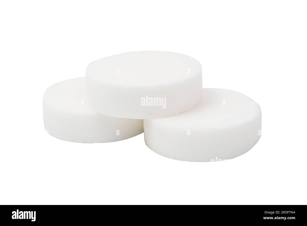 Dry tablet fuel isolated on the white background Stock Photo - Alamy