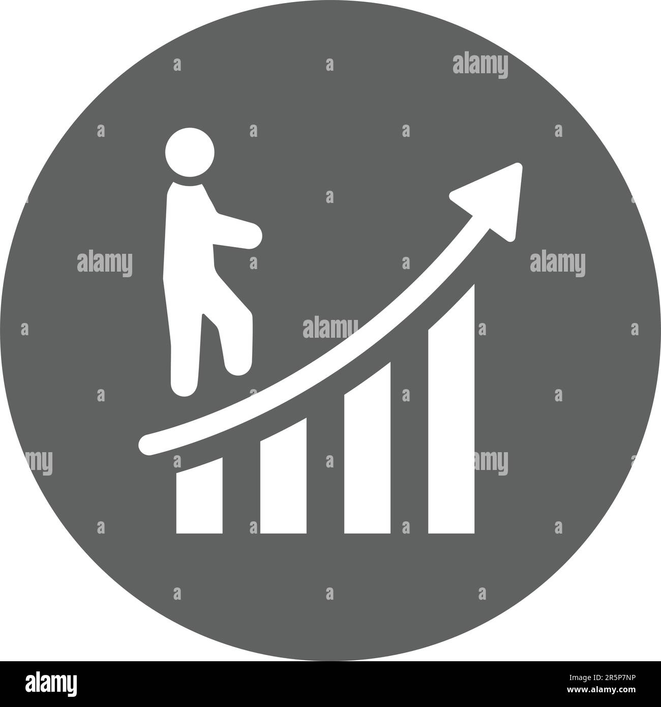 Advancing, growth, increase icon. Commercial use, printed files and ...