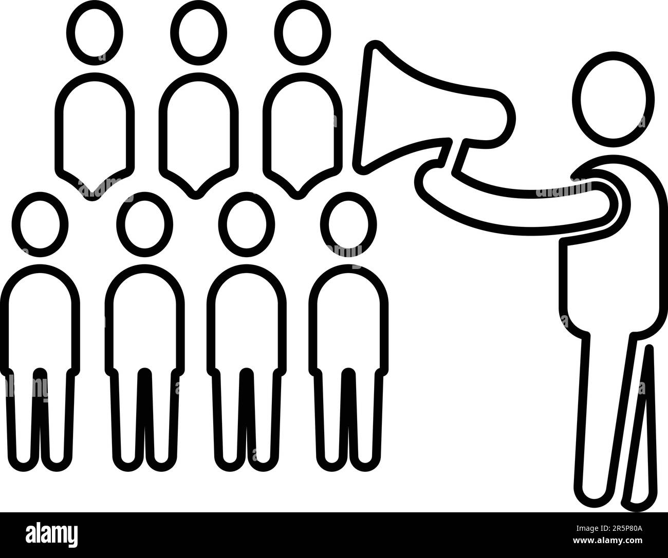 Awareness campaigning Stock Vector Images - Alamy