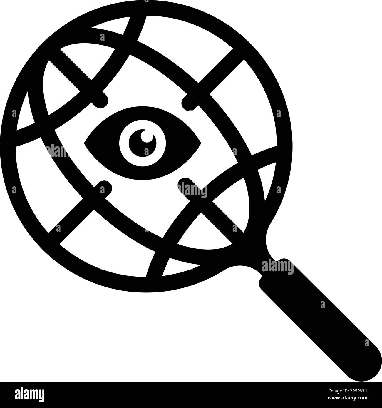 Observation, discovery icon design for commercial use, web, print media ...