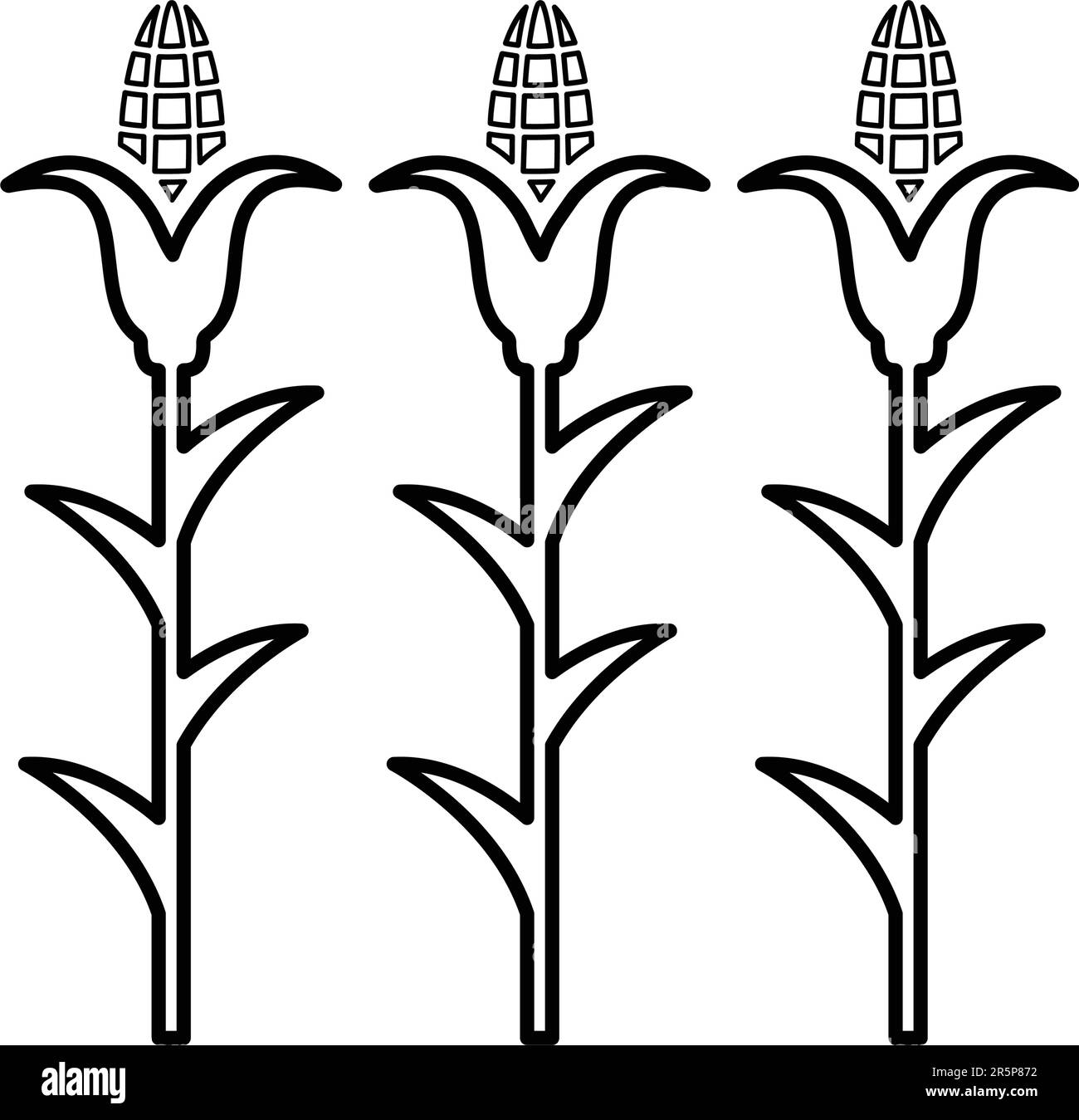 Crops Clipart Black And White
