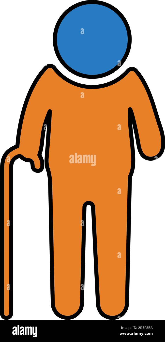 Elderly logo clip art hi-res stock photography and images - Alamy