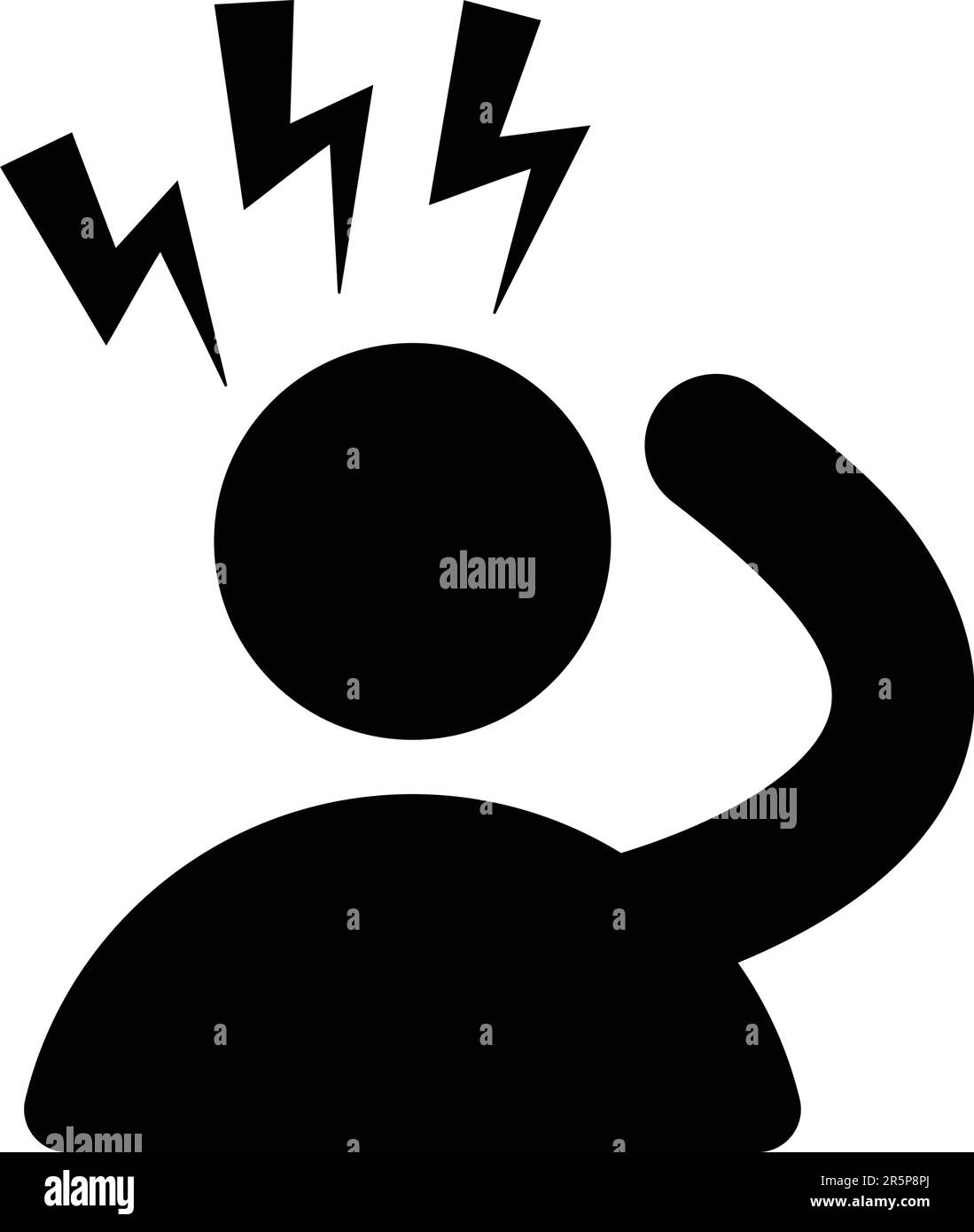 Discomfort, dither icon. Simple vector illustration for web, print ...