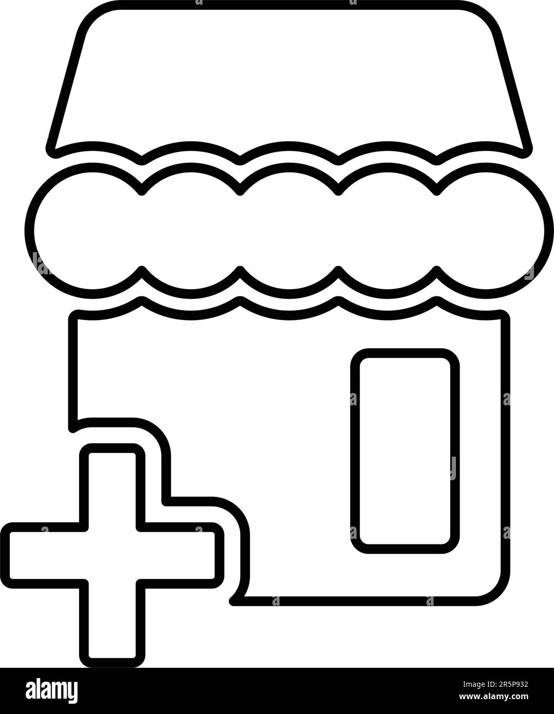 Vector design retail healthcare Black and White Stock Photos & Images ...