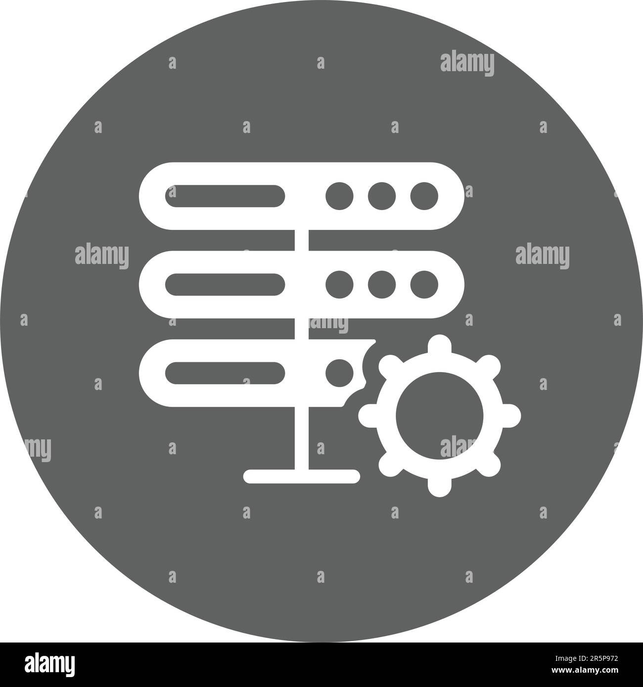 Data integrated, data management, data processing icon. Commercial use ...