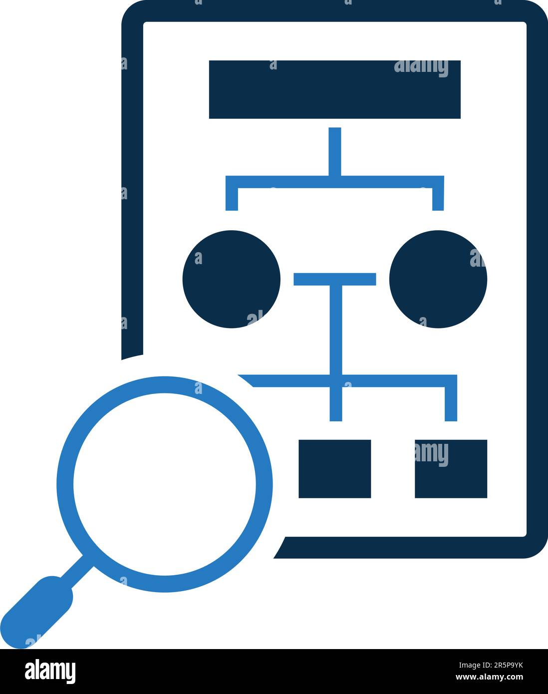 Flowchart, search, screen icon. Commercial use, printed files and ...