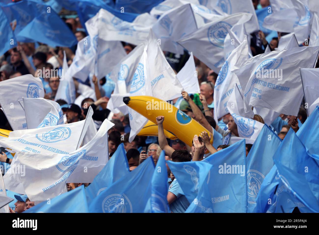 London, UK. 03rd June, 2023. An inflatable banana amongst the ...