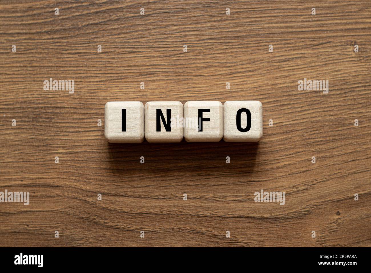 Info - word concept on building blocks, text Stock Photo - Alamy