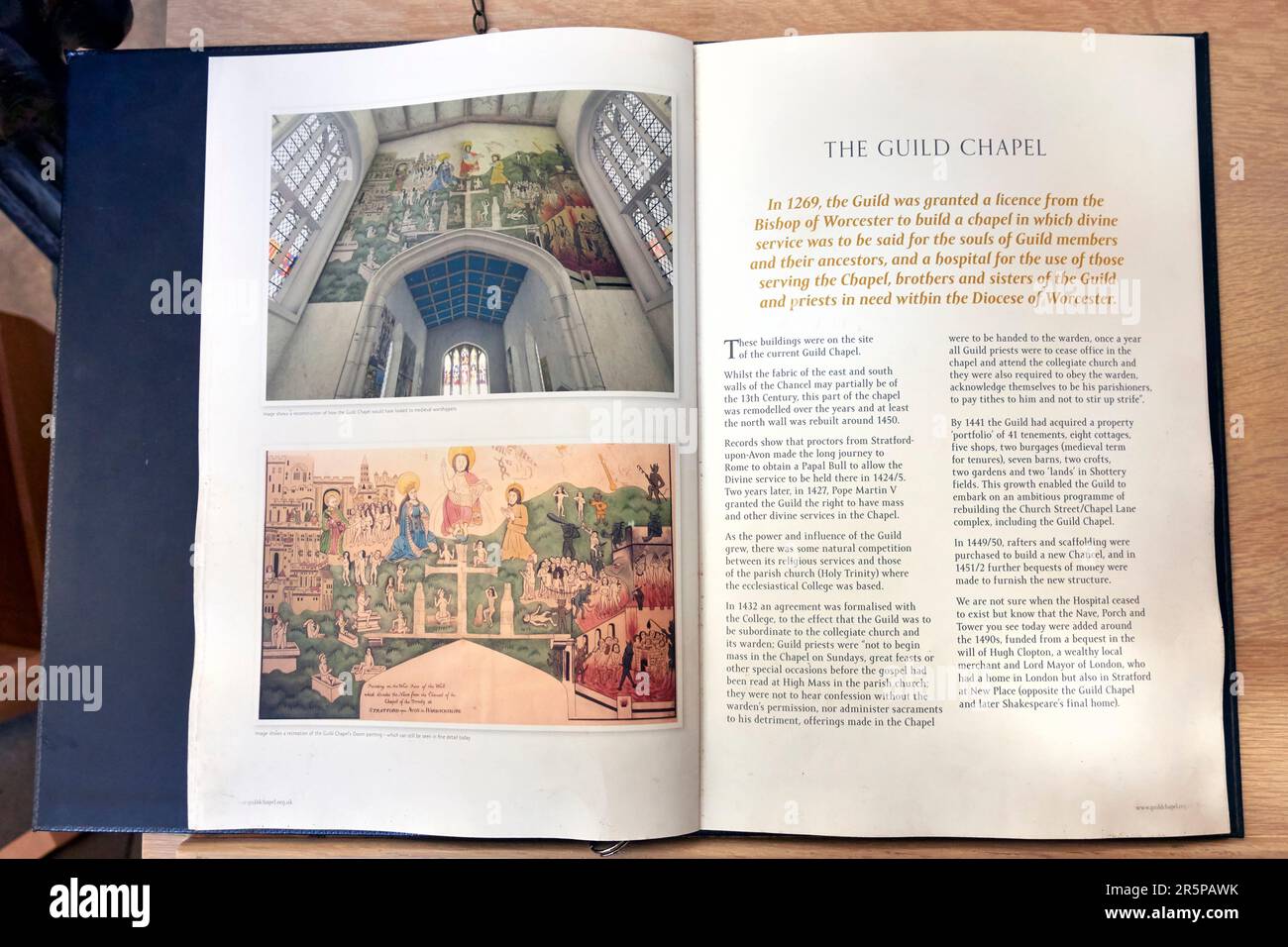 Information book and history of the Guild Chapel, Stratford upon Avon ...